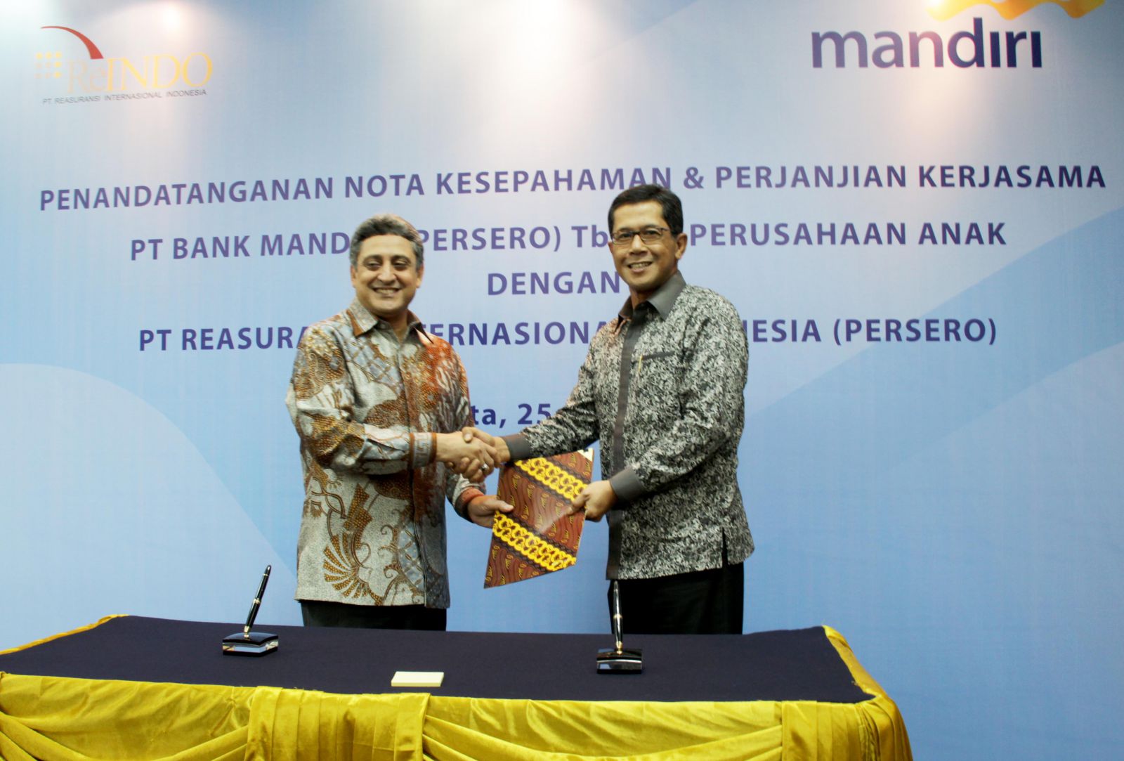 ReINDO Menjalin Kerjasama dengan Bank Mandiri | Indonesia Re