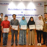 Halalbihalal Indonesia Re & Pemberian CSR Beasiswa 2017 | Indonesia Re
